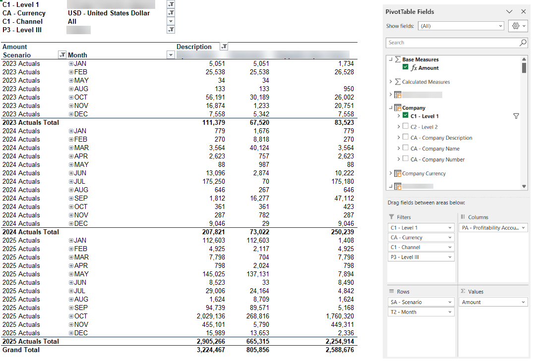 Excel Data Cube Overview – EBM Diligent Help Center